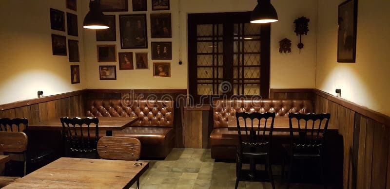 The Interior Design of Dark Eerie Horror and Creepy Empty Room, 3D ...