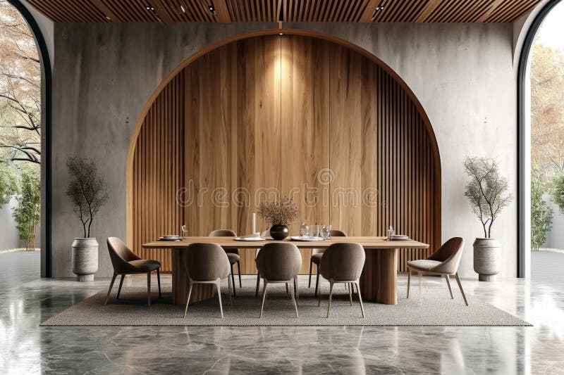 Modern Interior Design Dining Room for Relaxed Dining Experiences. AI ...