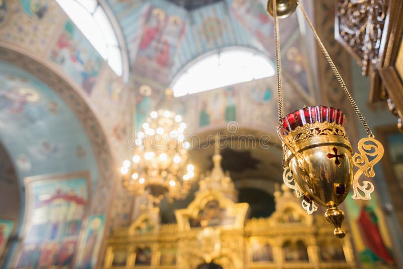 Interior Design Elements of the Christian Church Stock Image - Image of ...