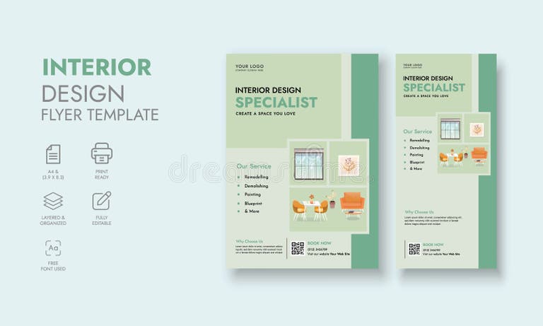 Interior Design Flyer, Architecture and Interior Design Flyer, Interior ...