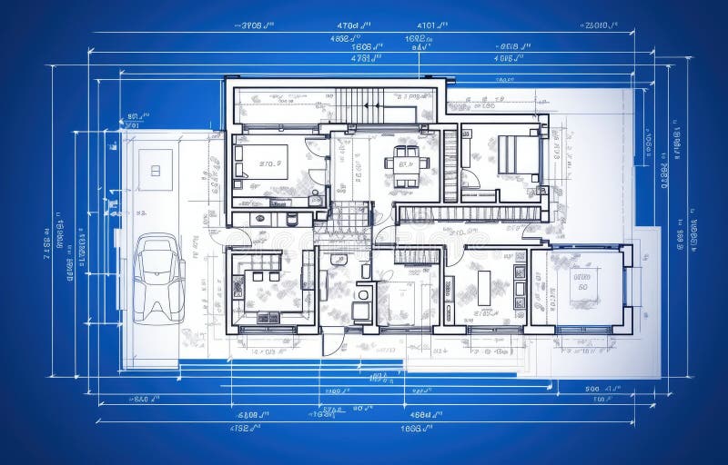 Interior Design Home Project and House Architecture Plan Stock ...