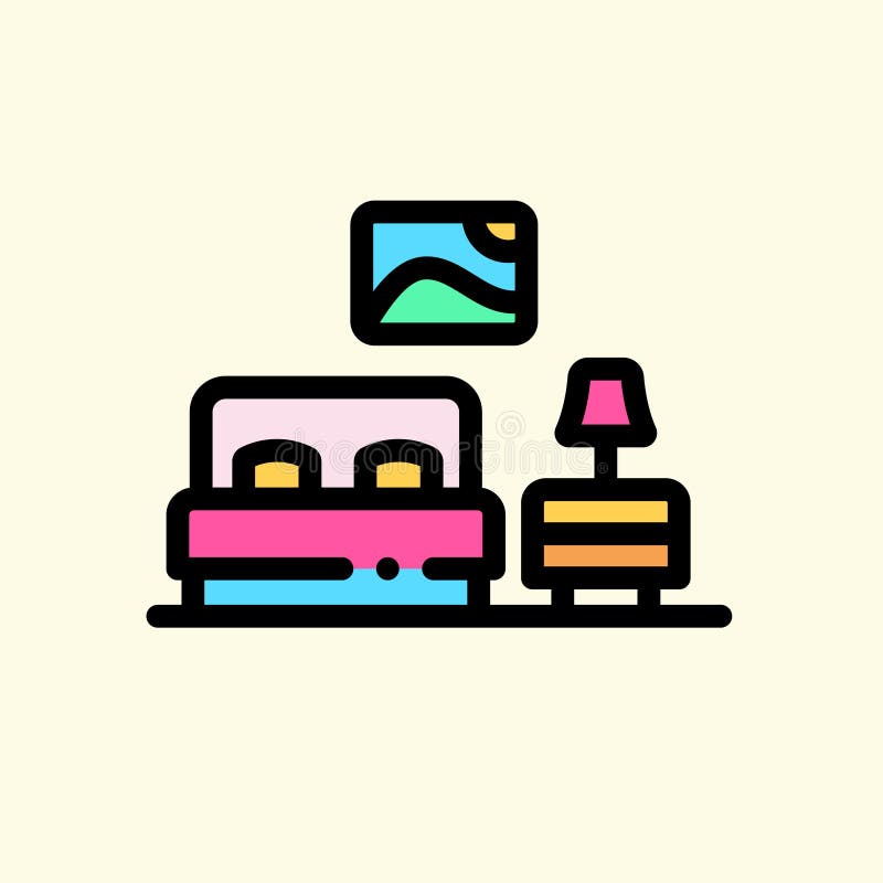 Interior Design Icon Vector Graphic Download Template Stock ...