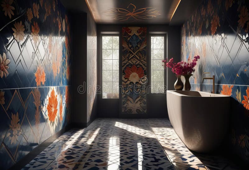 Interior Design Journey in Broken Arrow Stock Illustration ...