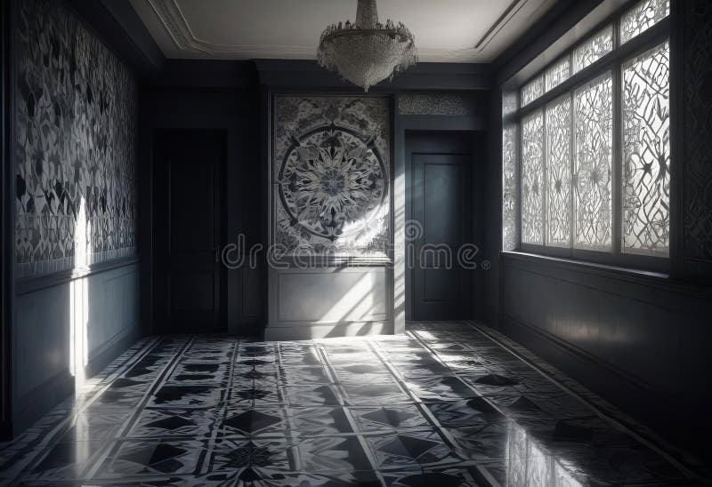 Interior Design Journey in Broken Arrow Stock Illustration ...