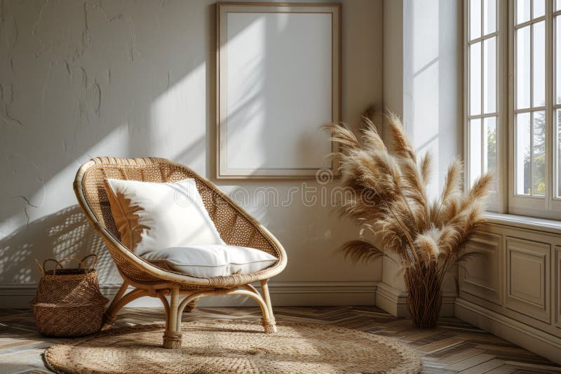 Modern Interior Design Living Room with Inviting Ambiance. AI Generated ...