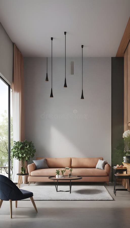 Interior Design for a Living Room or Reception in a Modern Concept ...