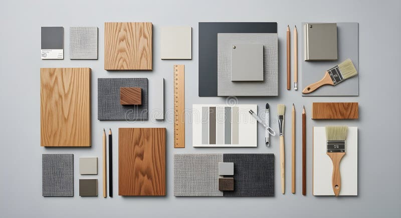 Interior Design Material Samples Stock Illustrations – 2,949 Interior ...