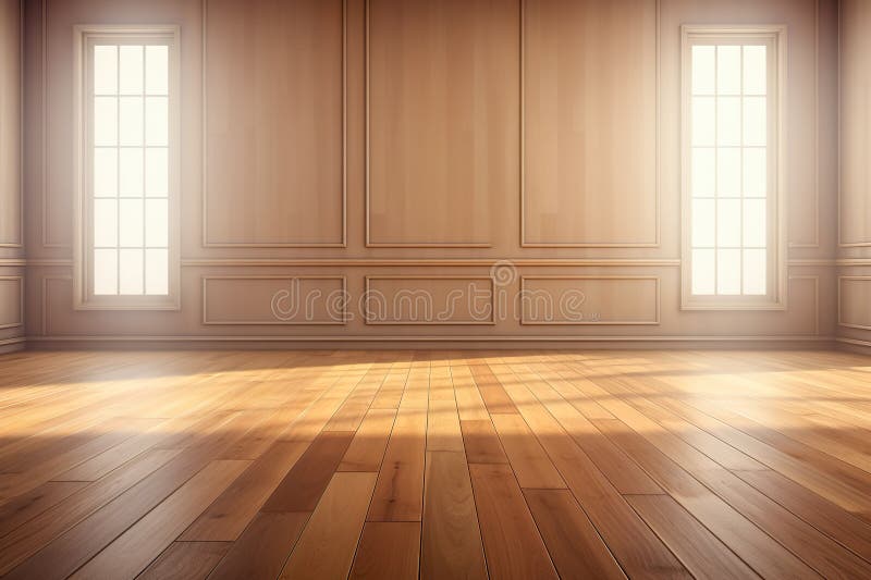 The Interior Design of Minimal Empty Living Room and Wood Wall Texture ...