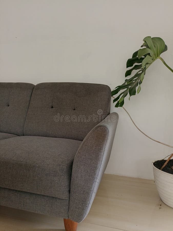 Interior Design for a Minimalist Cafe Waiting Room Stock Image - Image ...