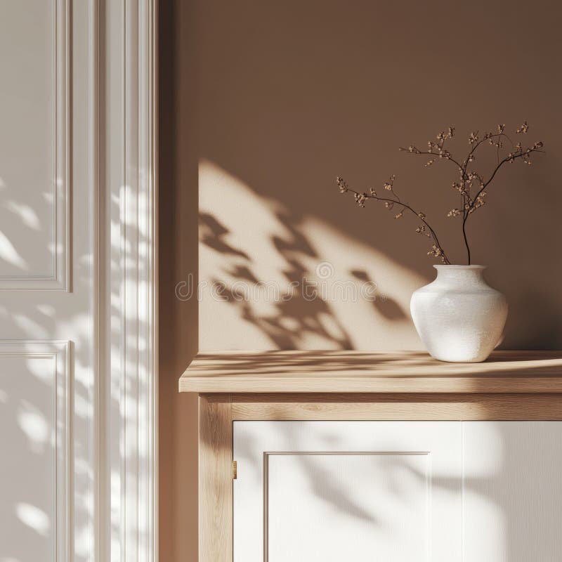 Interior Design Mockup, 3d Render, 3d Illustration Stock Illustration ...