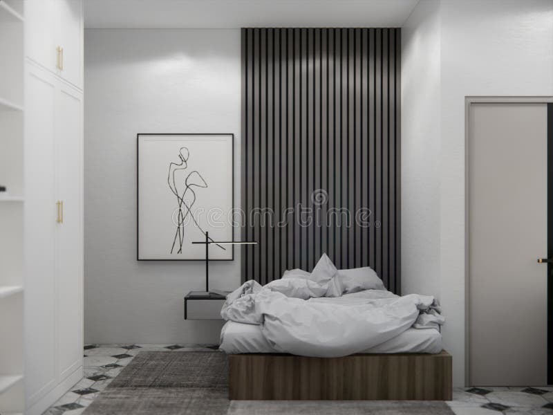 Interior Design Modern English Concept Stock Illustration ...