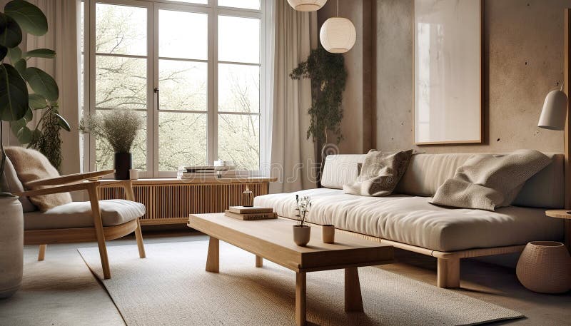 Interior Design of Modern Living Room. Created with Generative Ai ...