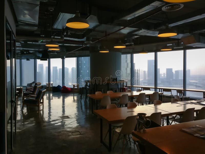 Interior Design of a Modern Office Area for Creatives, Start-ups and Co ...