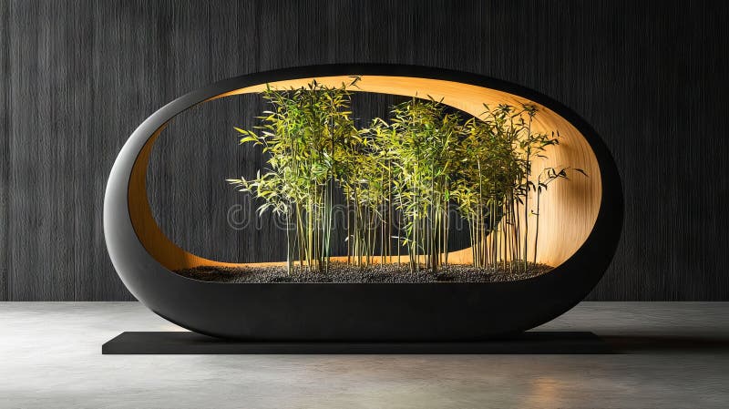 An Interior Design for a Modern Restaurant with Geometric Wood ...