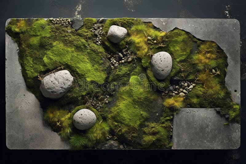 Abstract and Minimalist Interior Design Elements Made from Stone and ...