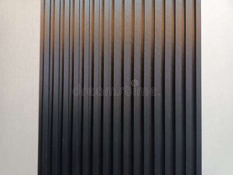 Interior Design in the Office Wall, Black Strips and Wallpaper Stock ...
