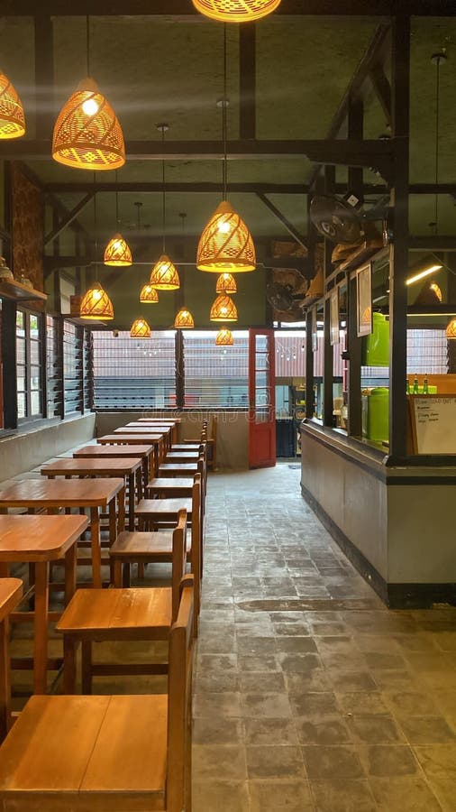 Interior Design of Old Restaurant Stock Photo - Image of interior ...