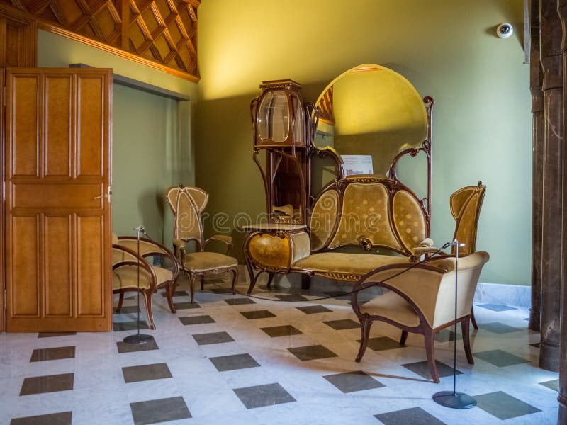 The Interior Design of Palau Guell Editorial Stock Image - Image of ...