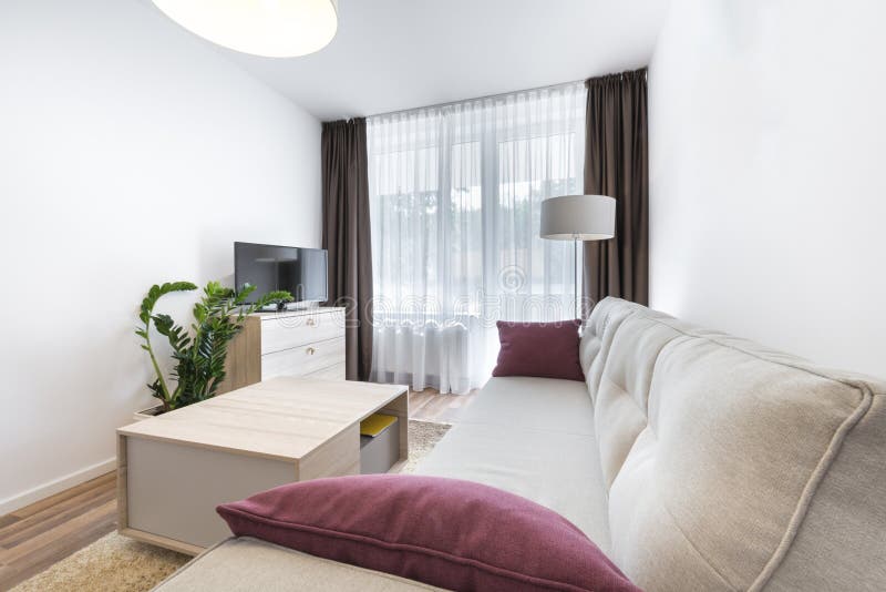 Interior Design Series: Modern Living Room Stock Photo - Image of ...