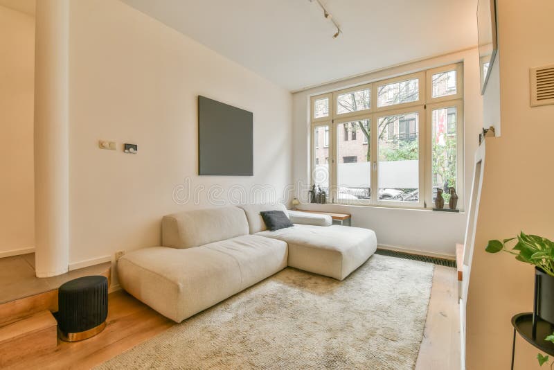 Clean living room stock image. Image of interior, luxurious - 239655429