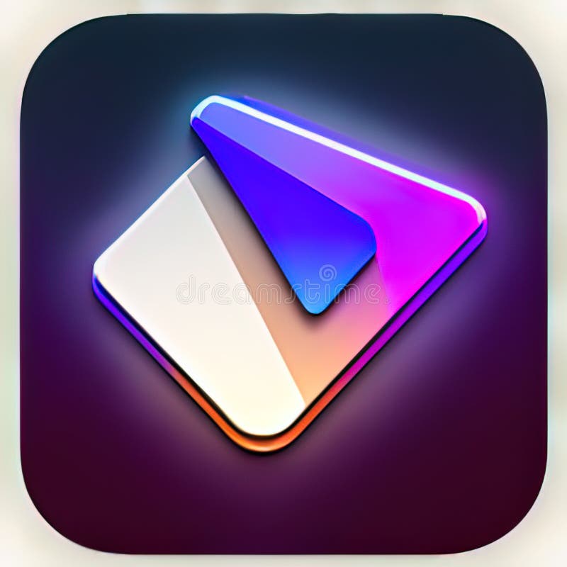 Interior Design Software App Icon. Generative AI. Stock Illustration ...