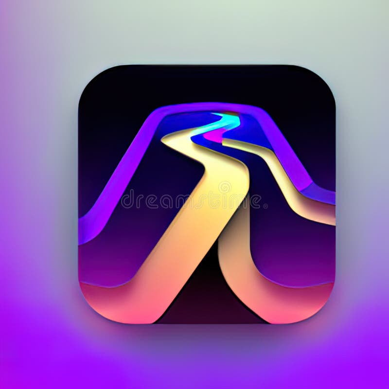 Interior Design Software App Icon. Generative AI. Stock Image - Image ...