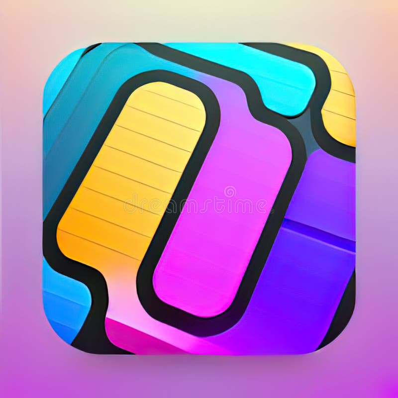 Interior Design Software App Style Icon. Generative AI. Stock ...