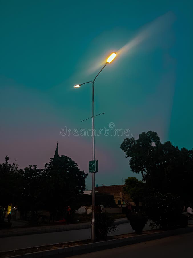 Interior Design of Street Lighth Stock Image - Image of design, light ...