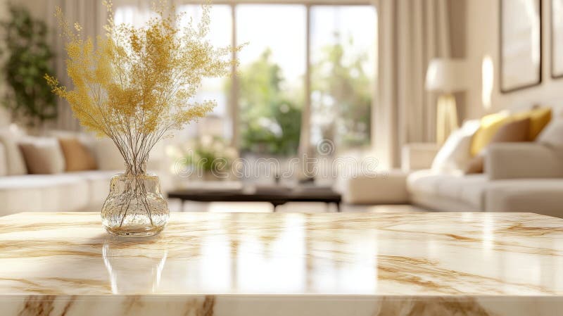 Interior Design Trends, Rectangular Marble Table Stands Out Against a ...