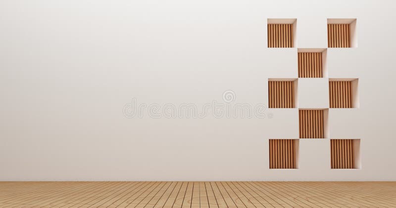 Interior Design Wall 3d Rendering Images Stock Illustration ...