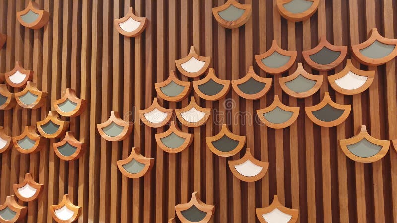 Wall Design Pattern As Modern Art in Hotel Lobby Stock Image - Image of ...