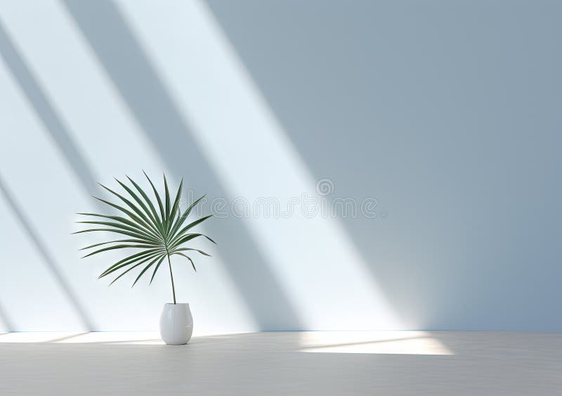 Interior Designed in Minimalism with Palm Tree, Natural Light, and ...