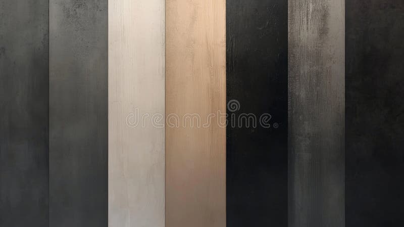 Interior Designer is Comparing Samples of Materials with Different ...