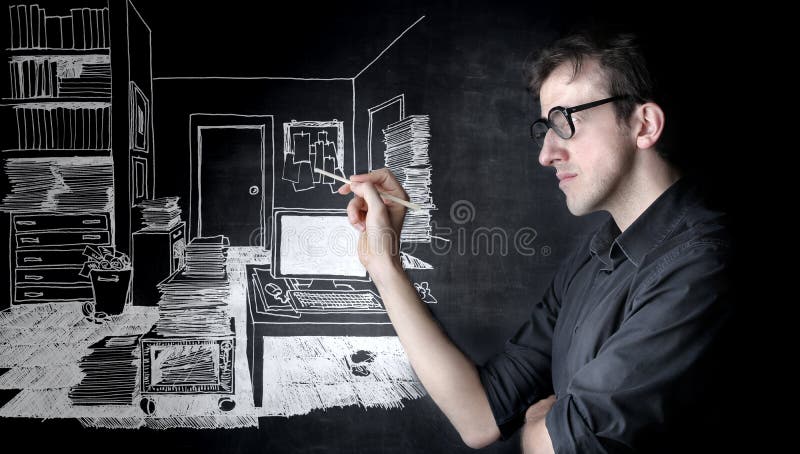 Interior designer stock image. Image of computer, designer - 46386695