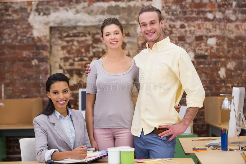 Interior Designers Working Together Stock Photo - Image of looking ...