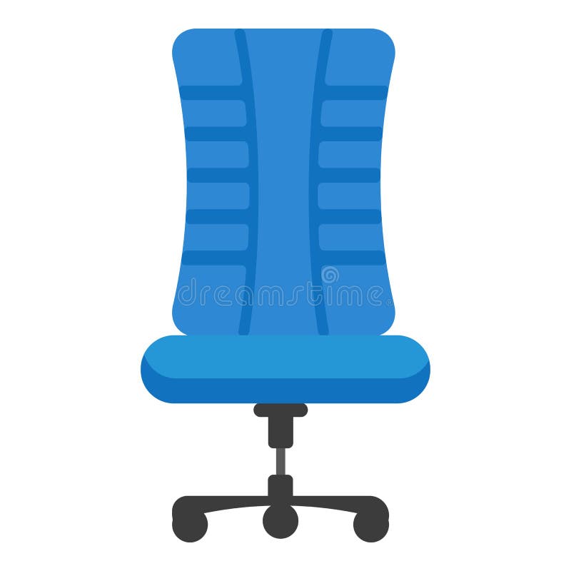 Interior Desk Chair Icon Cartoon Vector. Office Side Stock Vector ...