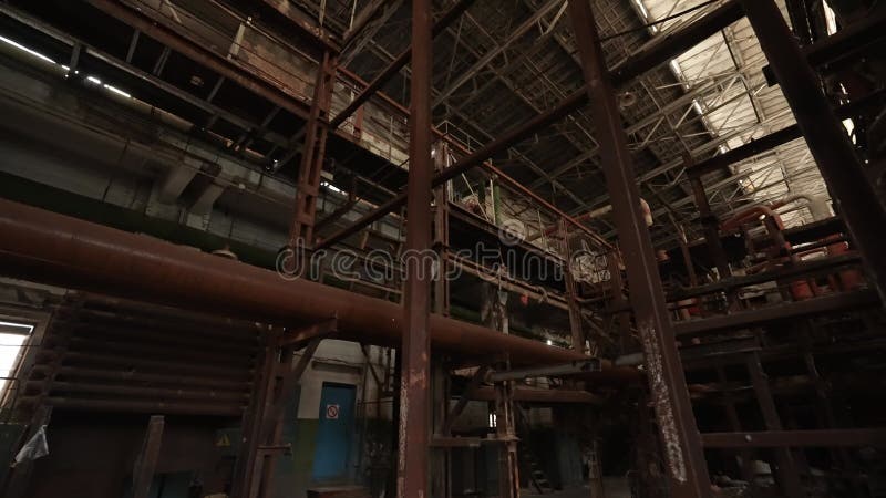 The Interior of the Destroyed Production in the Factory since the Days ...