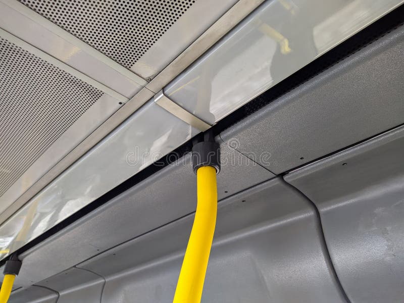 Interior and Details of an Old and Dirty Bus Close-up Photo. Stock ...