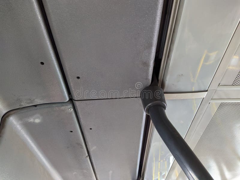 Interior and Details of an Old and Dirty Bus Close-up Photo. Stock ...