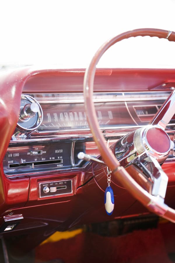 Interior do carro foto de stock. Imagem de retro, carro - 12556482