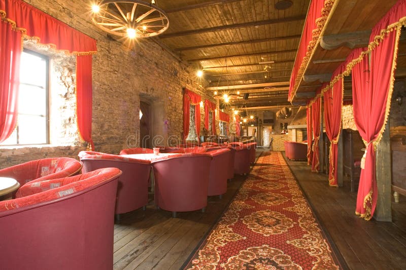 Interior do pub do russo foto de stock. Imagem de taverna - 332062