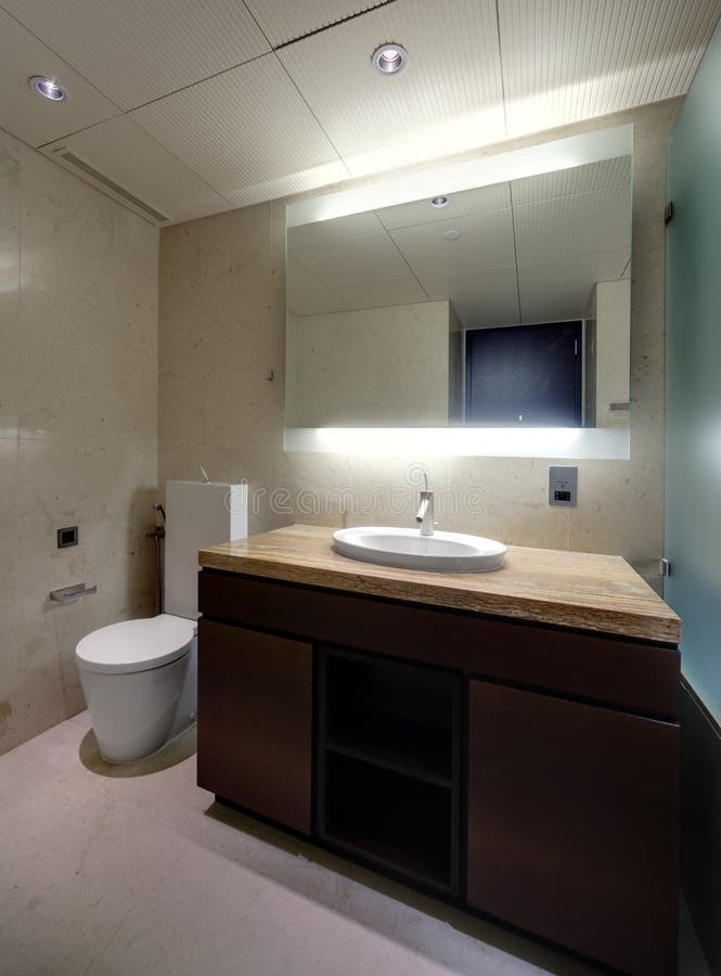 Interior Do Toalete Moderno No Estilo Europeu Foto de Stock - Imagem de ...
