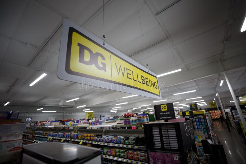 Interior of Dollar General WellBeing Store Editorial Photo - Image of ...