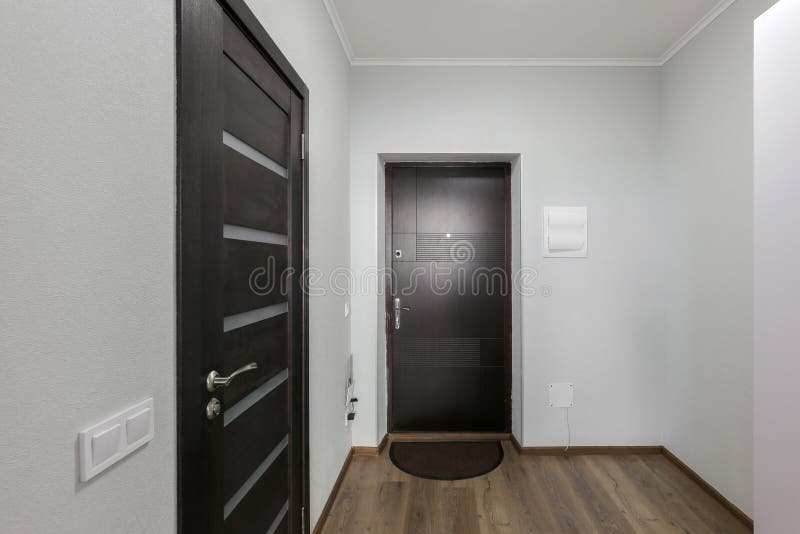 Interior Doors Inside an Apartment in a Modern Interior Stock Photo ...
