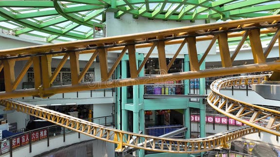 The Interior of Dragon Centre Shopping Mall Aug 27 2024 Editorial Photo ...