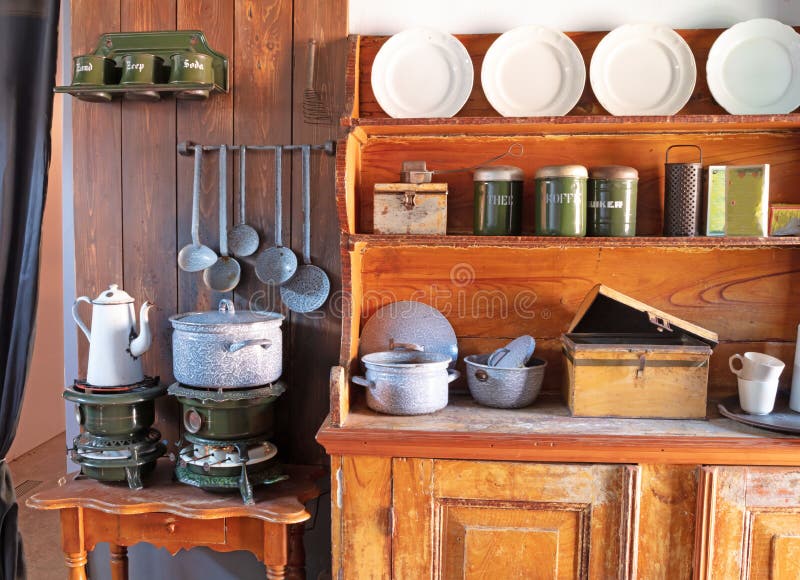 The Interior of a Dutch Kitchen from the 1920s Stock Image - Image of ...