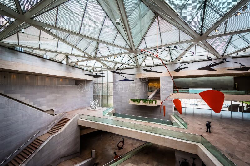 The Interior of the East Building at the National Gallery of Art ...