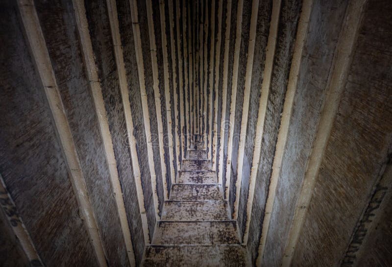 Interior of Egyptian Pyramids Editorial Stock Photo - Image of desert ...