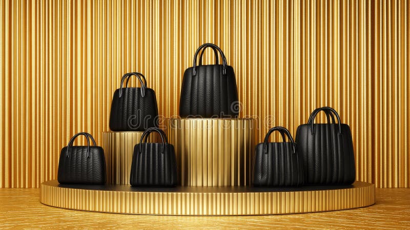 The Interior of an Elegant Boutique Store Features a Luxury Handbag ...