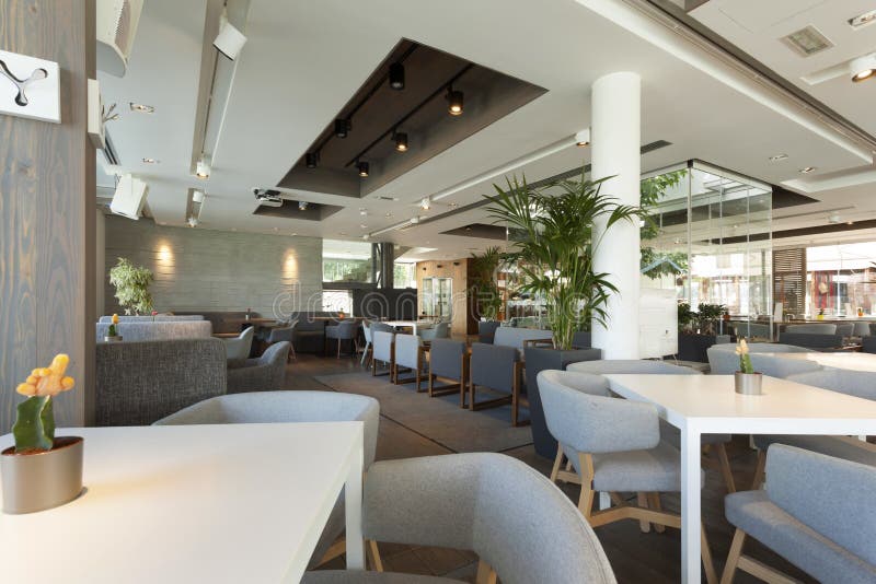 Elegant Cafe stock image. Image of afternoon, capuccino - 20551635